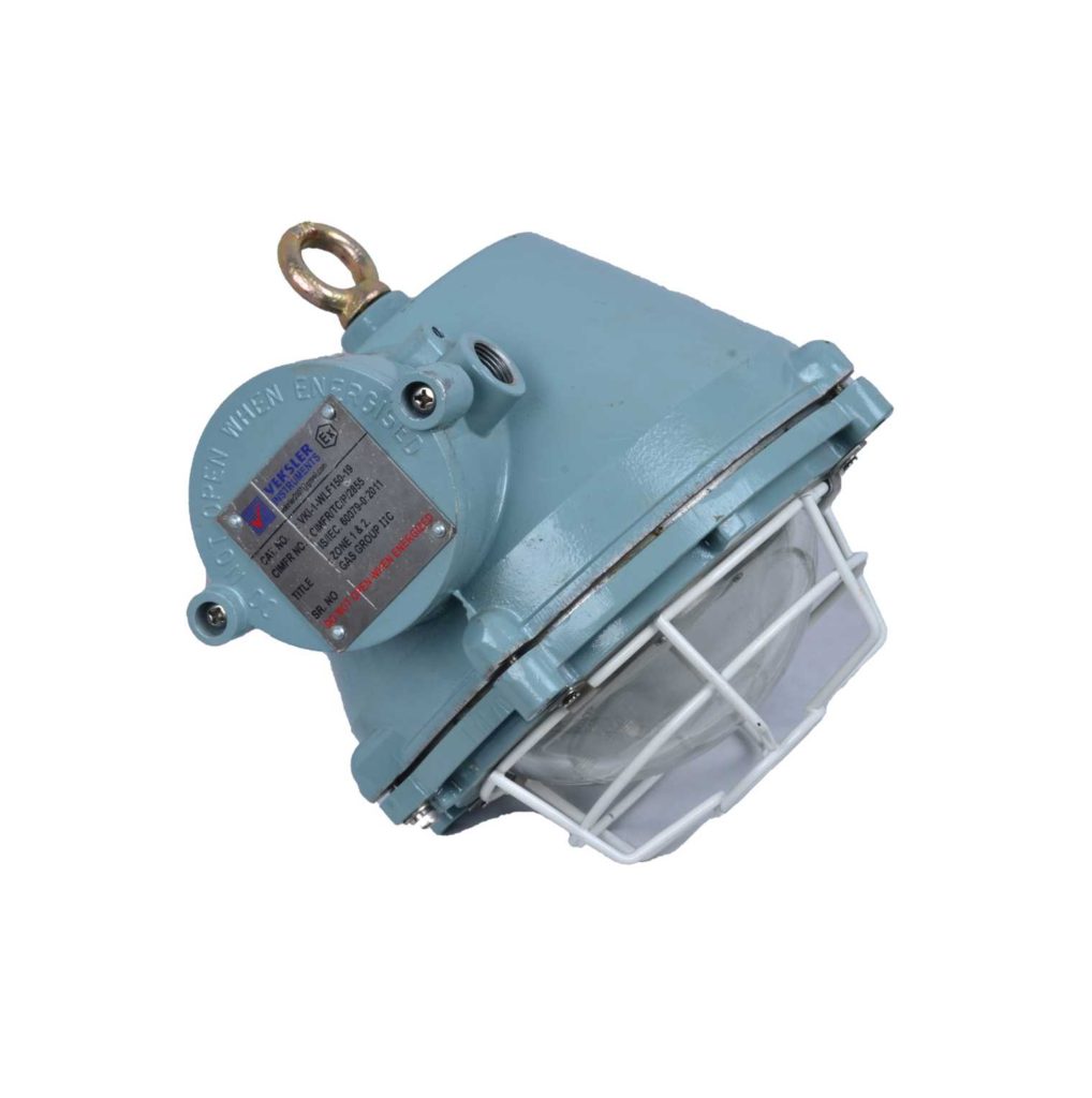 Well Glass Light Fitting - Veksler Flameproof Instruments